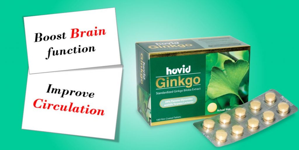 Ginkgo 40mg 10 x 10’s (100’s) – Hovid Online Store