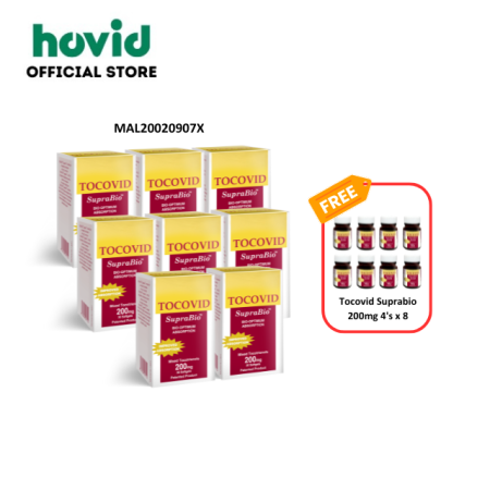 TOCOVID Suprabio 200mg 30’s x 8 + 200mg 4’s x 8 – Hovid Online Store